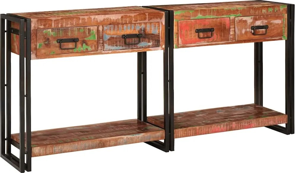 Konzolové stolky 2 ks Vícebarevný 161 x 33 x 75 cm 3324225