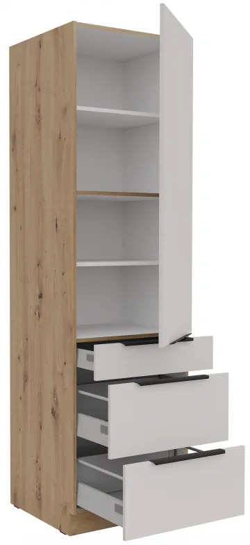 Kuchyňská skříňka SOLEA 60 DKS-210 3S 1F