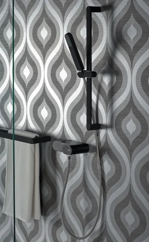 BISK Erga Futura, sklenice na zubní kartáčky, černá matná, ERG-02959