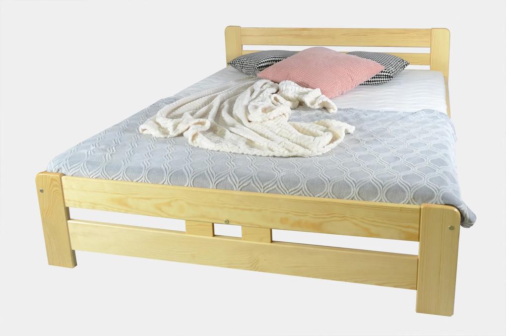 Via-nábytek Postel Euro masiv borovice 90 x 200 Povrchová úprava postele: Borovice (bez laku)