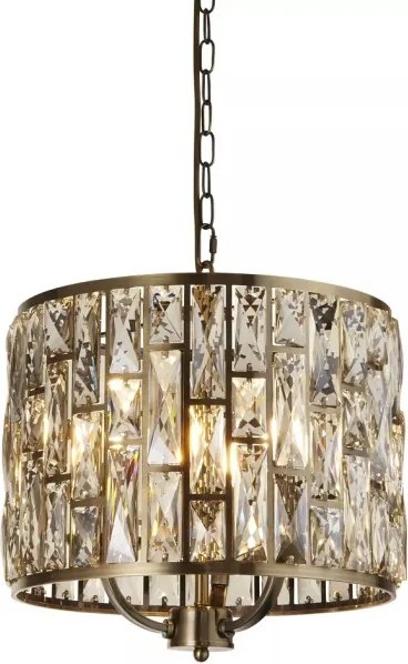 Searchlight 6583-3AB Závěsné glamour svítidlo BIJOU patina, průměr 38cm