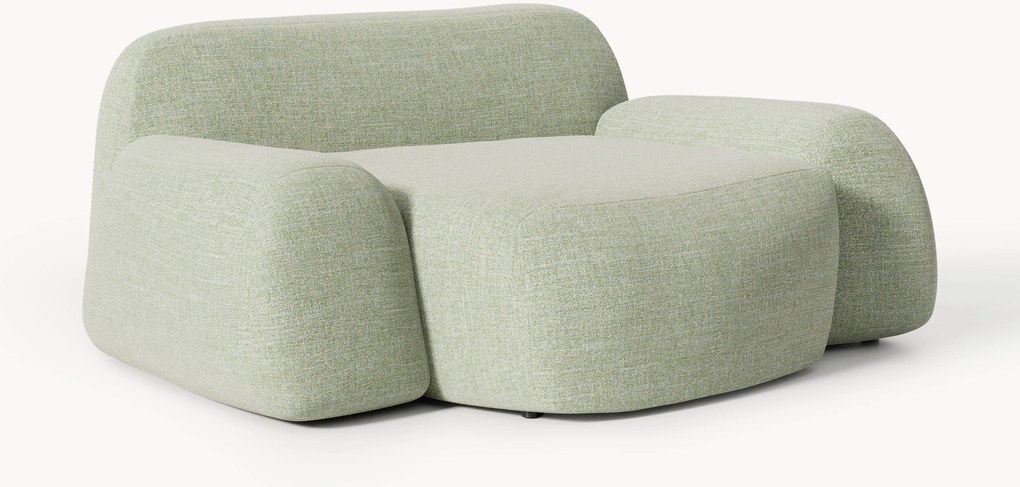 XL bouclé křeslo Wolke