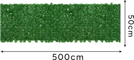 Umělý živý plot na balkon - 5 x 0,5 m - Gardlov
