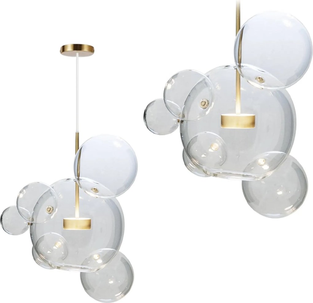 Toolight - LED stropní lampa 5W APP650-CP, zlatá, OSW-08198