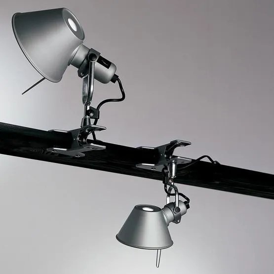 Artemide A044850 Tolomeo pinza, hliníková lampa s klipem, 10W LED 3000K, 23 cm