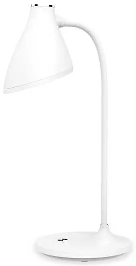 Stolní lampa Platinet 5 W, baterie, bílá