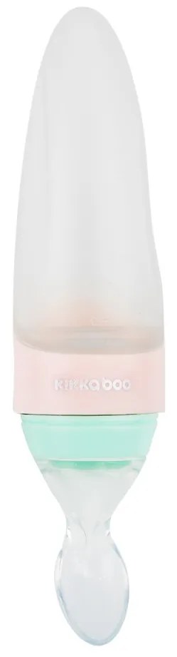 Lahvička silikonová se lžičkou 90ml Comet Pink