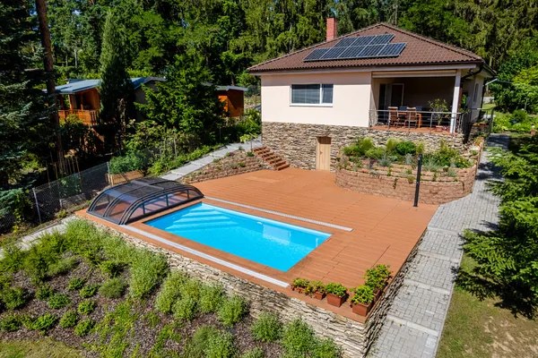 Skimmerový bazén QBIG BENEFIT 3 x 7 x 1,5 m- Světle modrý