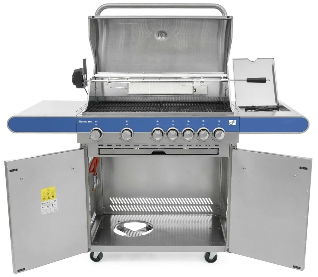 Plynový gril G21 Florida BBQ Premium line, 7 hořáků + zdarma redukční ventil