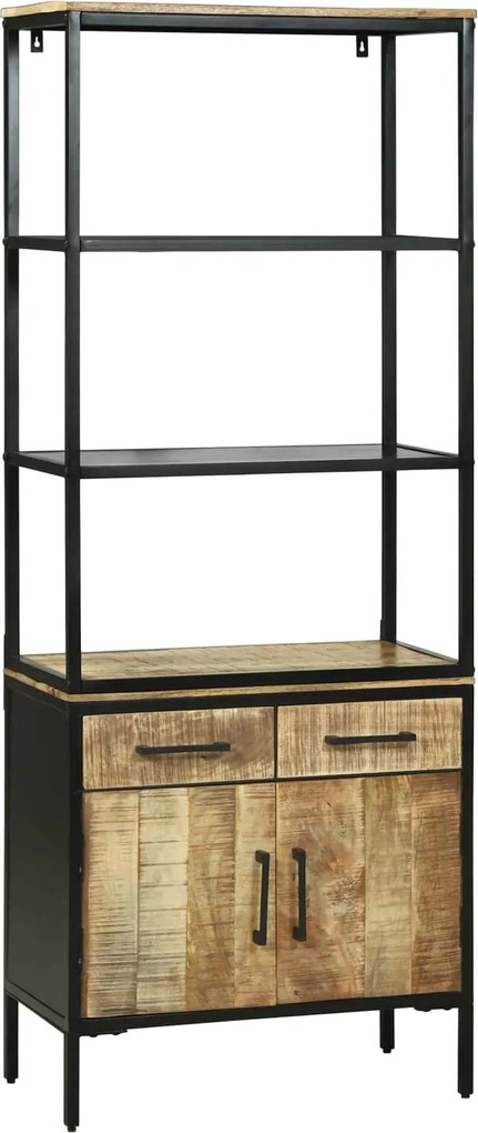 Vysoký bufet Hnědá 70 x 35 x 180 cm Masivní mangové dřevo 3310125