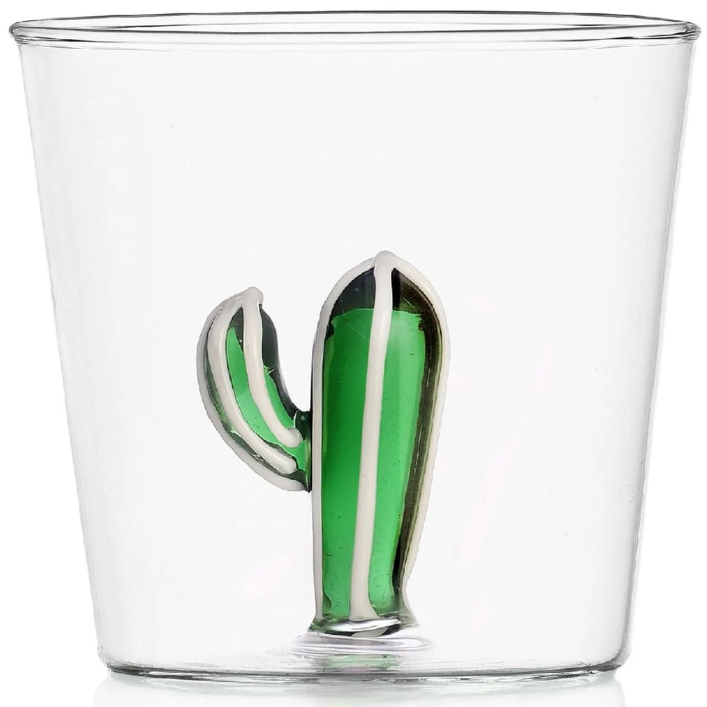 Ichendorf Milano designové sklenice na vodu Desert Plants Tumbler Cactus Green