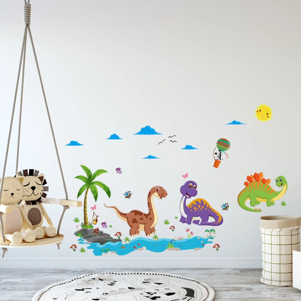 Samolepka na zeď "Dinosauři 2" 75x135cm