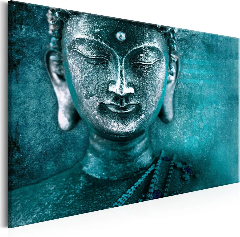 Murando DeLuxe Modrý Buddha Velikost: 120x80 cm