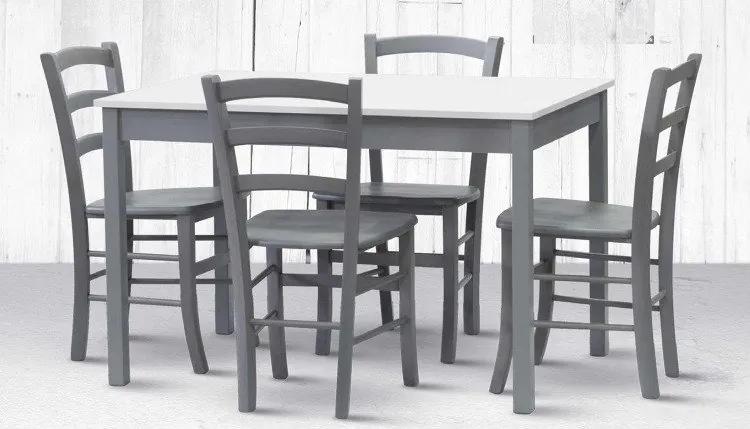 Stima Jídelní stůl TWIN | Délka stolu: 80,Odstín: dub hickory-bílá