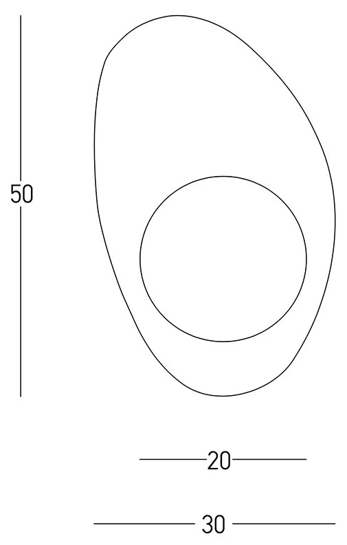 Zambelis 22200 nástěnné svítidlo zlaté, 1xE27, 50cm