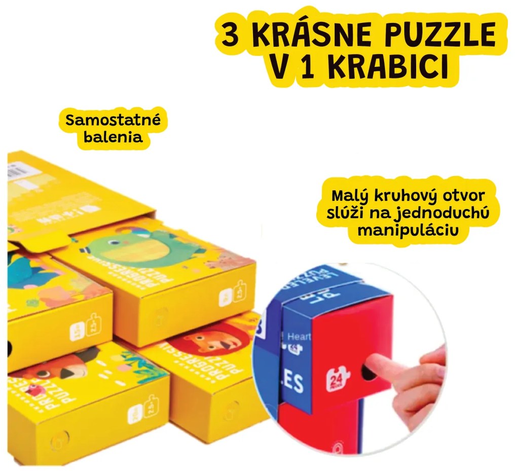 Jarmelo Puzzle Beep! Na cestě 3v1