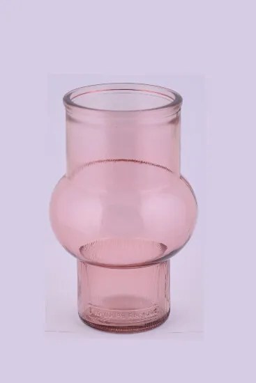 Váza JAVEA, pr.11x17cm|0,72L, růžová|Ego Dekor
