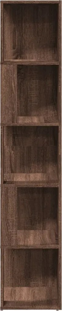 vidaXL Rohová skříňka 33 x 33 x 164,5 cm kompozitní dřevo [809048] Barva: Černá