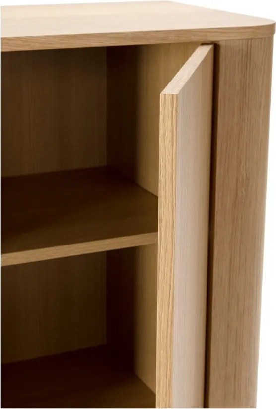 Skříňka v dekoru dubu v přírodní barvě 100x133x40 cm Padoc – MOME