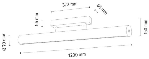 Spot-Light 4017400400000 - LED Stmívatelné stropní svítidlo LED/34,5W/230V dub