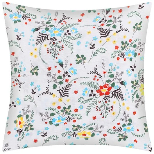 Bellatex Povláček krepový 40x40 cm Pomněnka Modrá,Žlutá,Červená
