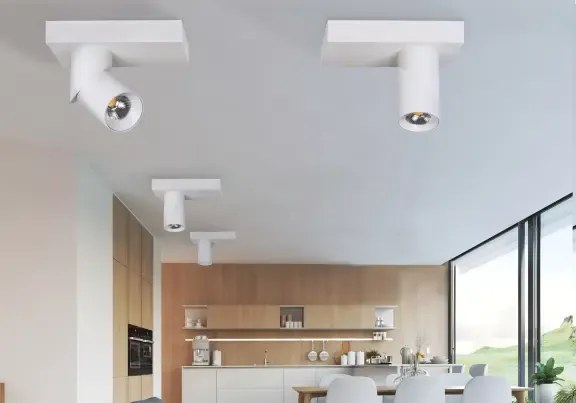 LED bodové světlo Santos bílé/bílé