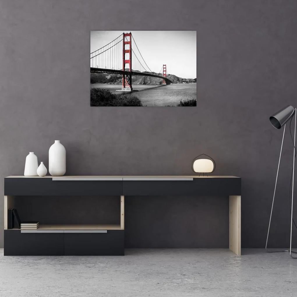 Skleněný obraz mostu (70x50 cm)