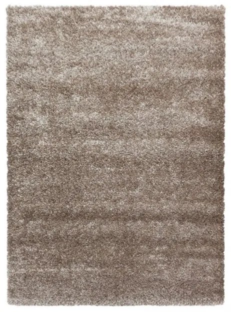 Vopi | Kusový koberec Brilliant shaggy 4200 taupe - 120 x 170 cm