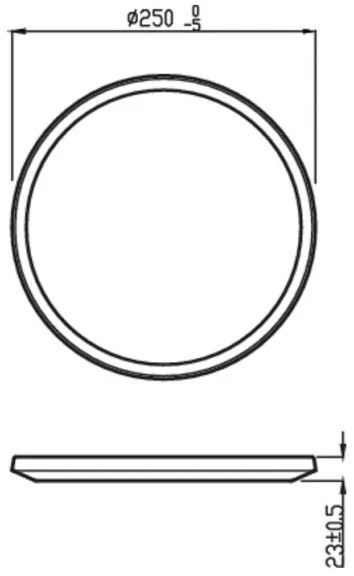 Philips - LED Stmívatelné venkovní svítidlo SUPERSLIM LED/15W/230V IP54 bílá