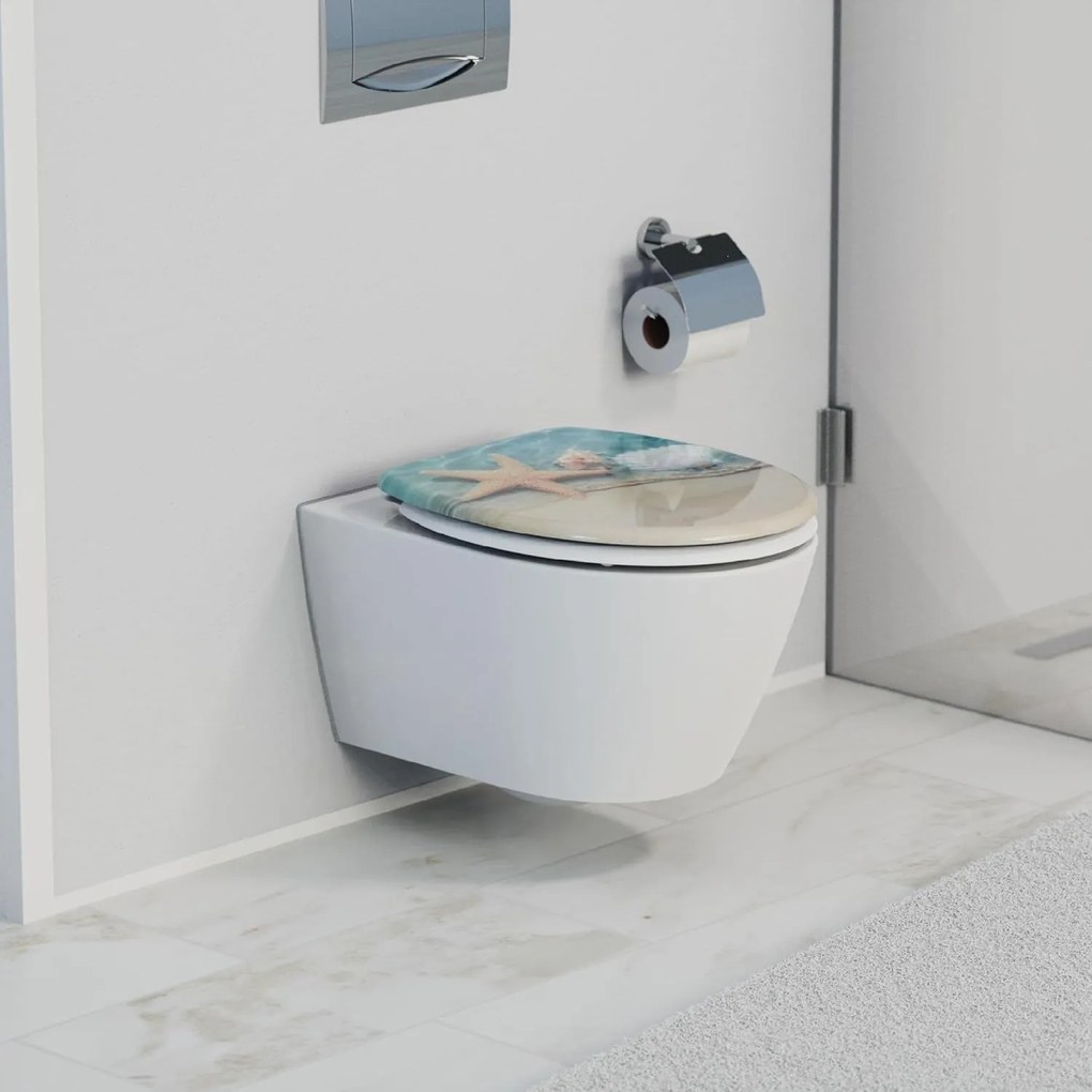 Eisl Sanitär WC prkénko Duroplast Soft Close Beach 82196