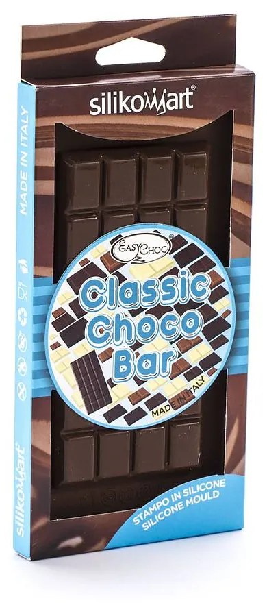 Silikonová forma na čokoládu SCG36 Classic Choco Bar | tabulka