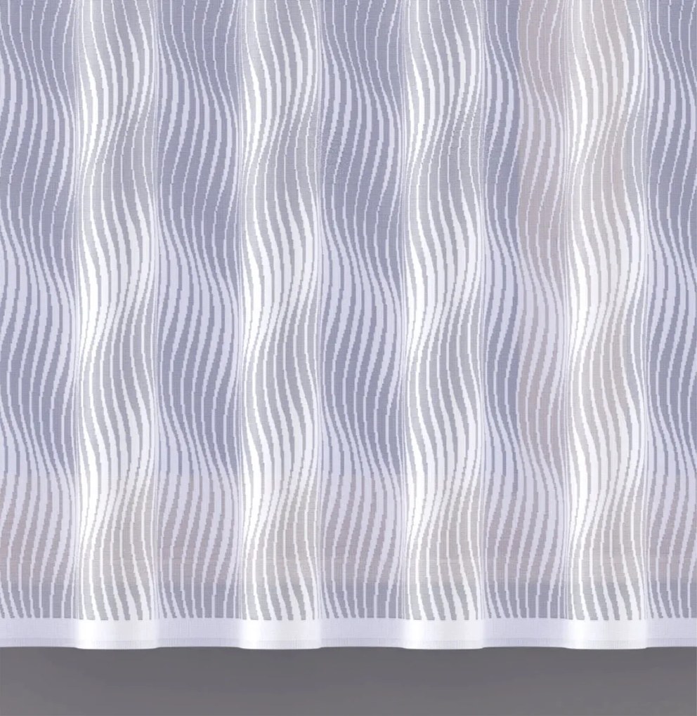 Hotová záclona nebo balkonový komplet, EPONA, bílá 150 x 250 cm