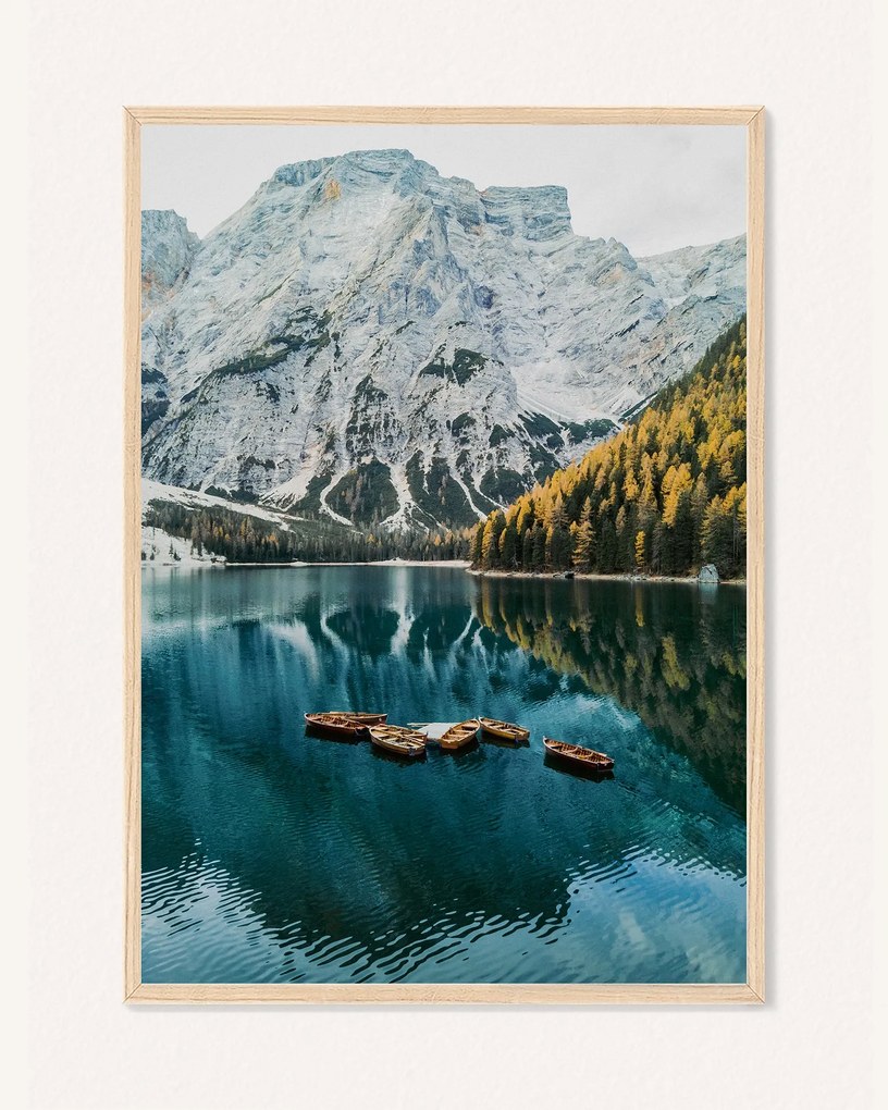 Oboustranný plakát Klidné Jezero / Horské Molo | 30 x 42 cm | DP351305