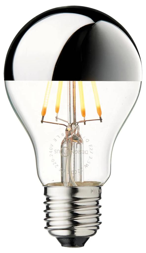 Zrcadlová lampa LED libovolná E27 stříbrná 3,5W 2700K stmívatelná