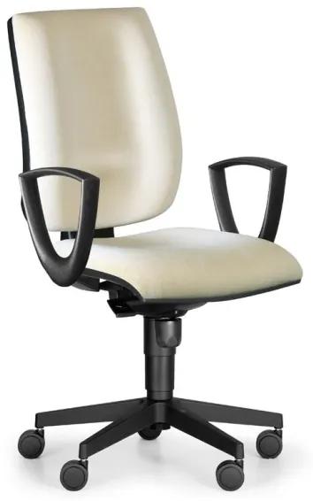 Antares Kancelářská židle FIGO s područkami, synchronní mechanika, bílá