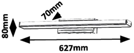 Rabalux 6129 - LED Koupelnové osvětlení zrcadla JOHN LED/18W/230V IP44