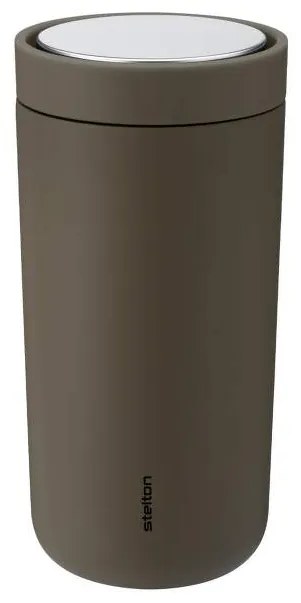 Stelton Termohrnek To Go Click 0,4 l, soft bark