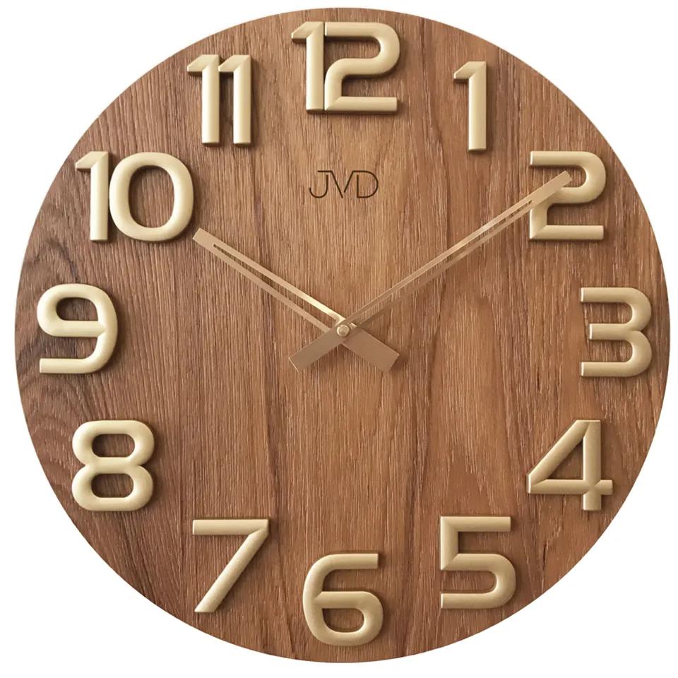 Nástěnné hodiny dřevěné JVD HT97.5