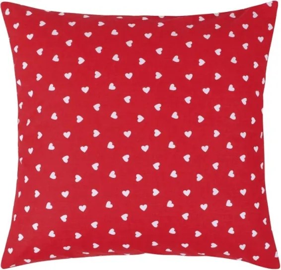 Bellatex Polštářek ADÉLA 40x40 cm Srdíčko