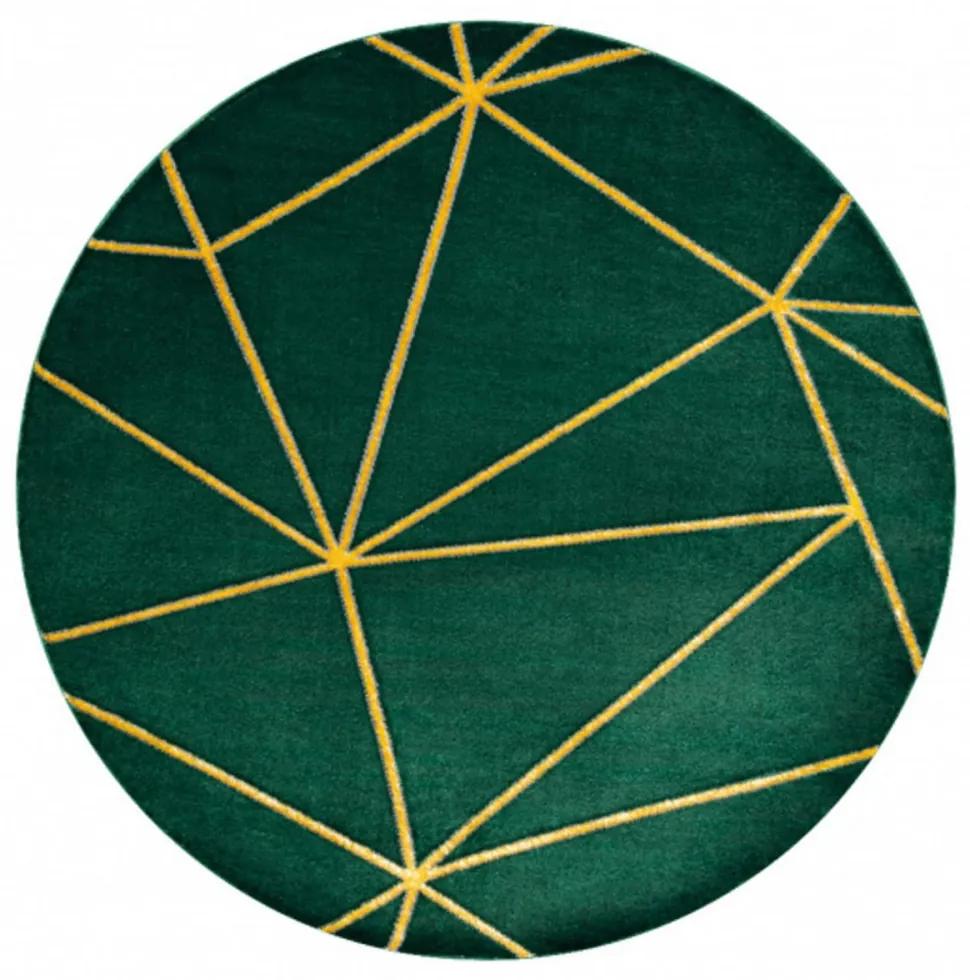 Kusový koberec Greg zelený kruh 200cm