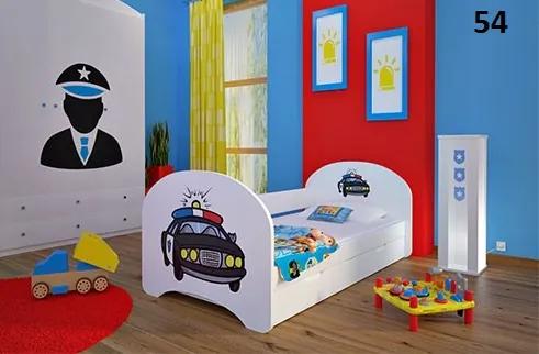 Dětská postel Kevin duo pro DVĚ děti vzor 54 160x80 cm