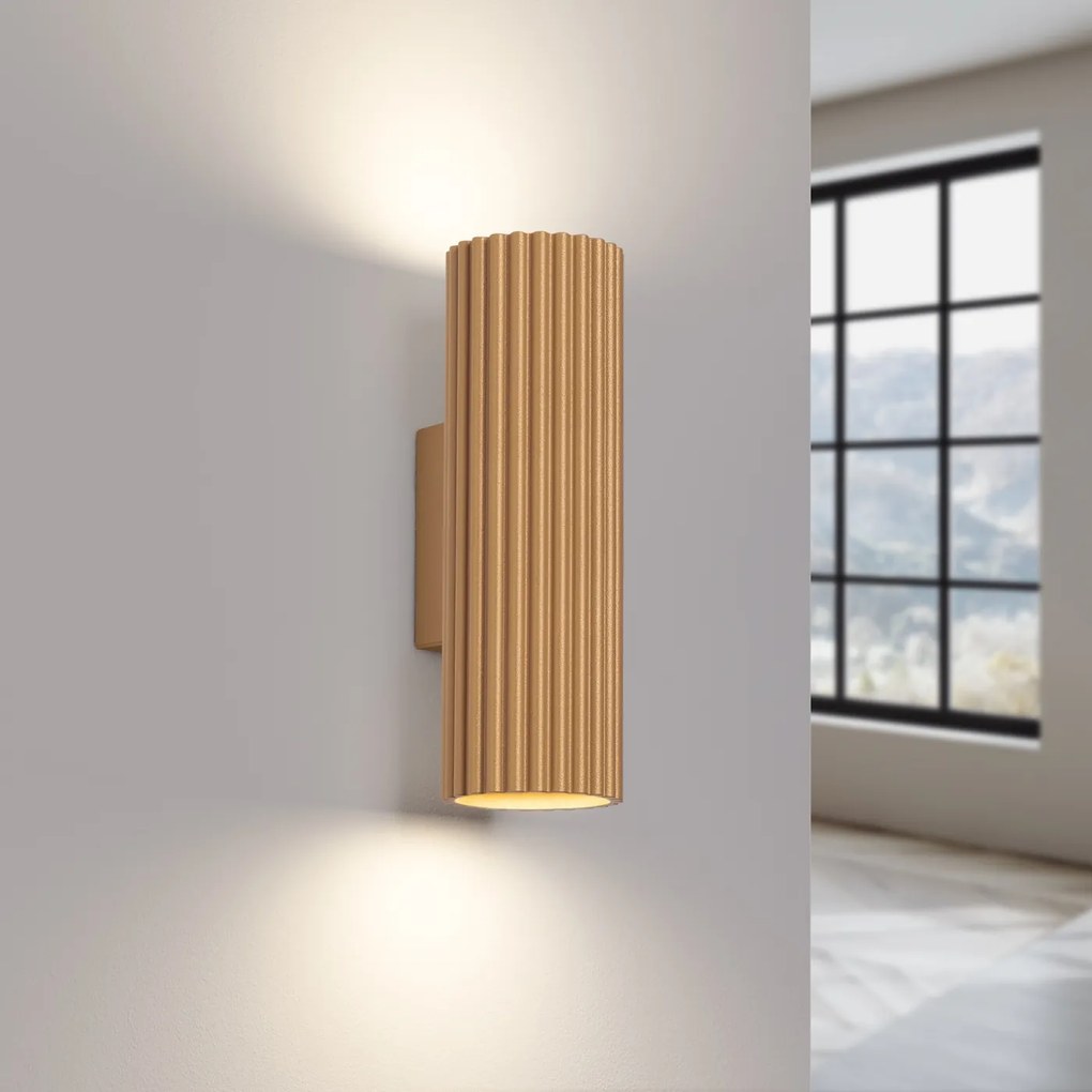 Sollux Lighting Nástěnné svítidlo KARBON 20 zlaté