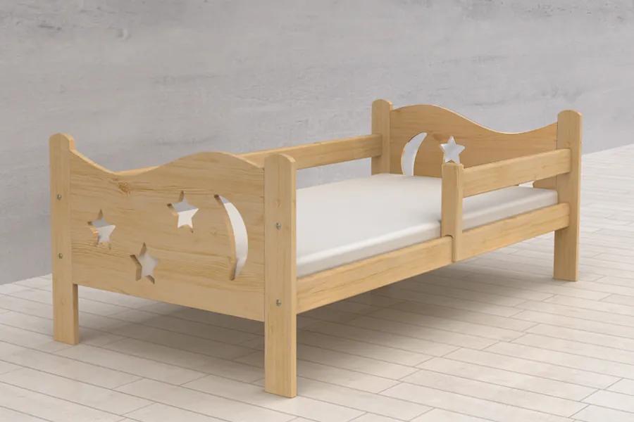 Via-nábytek Dětská postel Mája 70 x 140 Povrchová úprava postele: Borovice (bez laku)