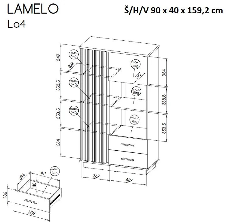 Obývací pokoj LAMELO I