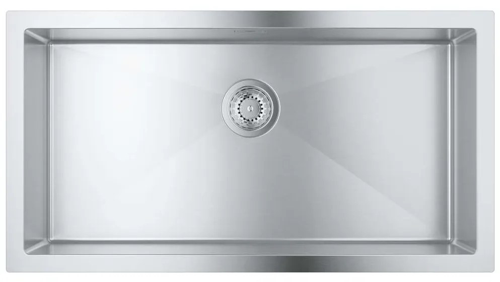Grohe - Dřez K700 s odtokem, 86x46 cm, kartáčovaná nerez 31580SD1