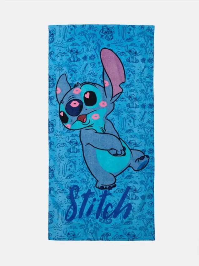 Sinsay - Bavlněný ručník Stitch - modrá
