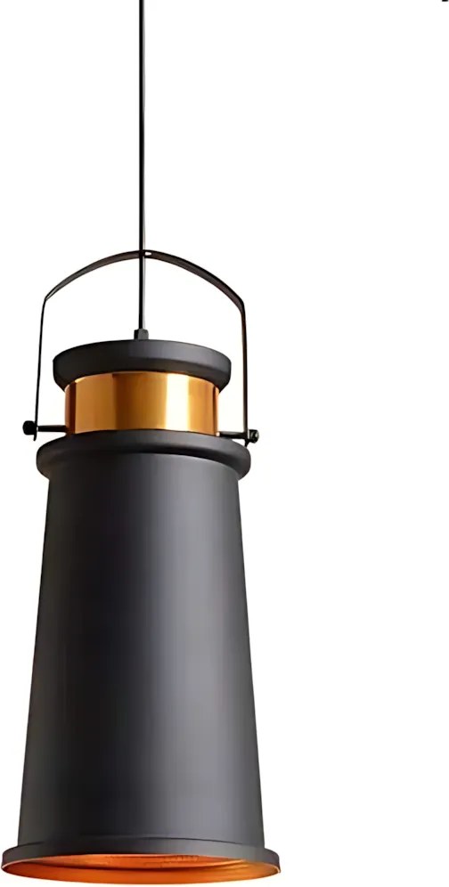 Toolight Toolight, Stropní svítidlo ASTI-A Black/Gold, černá - zlatá, OSW-00178