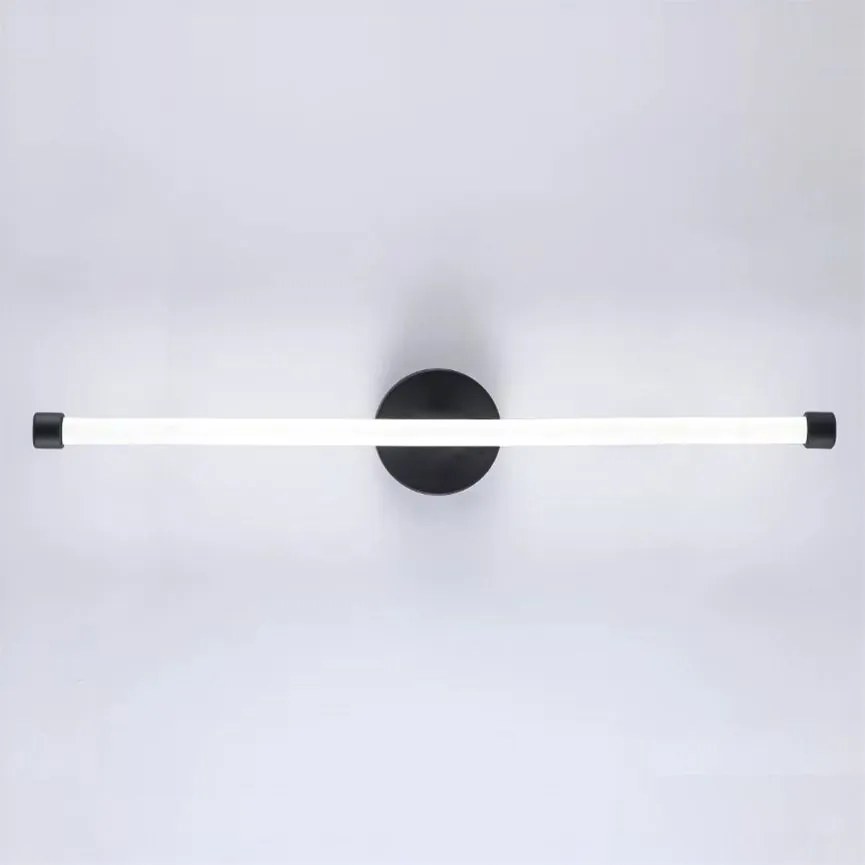 Toolight Toolight, LED nástěnné svítidlo 60cm, 12W, 3000K, LHJ069-W, černá matná, OSW-60037