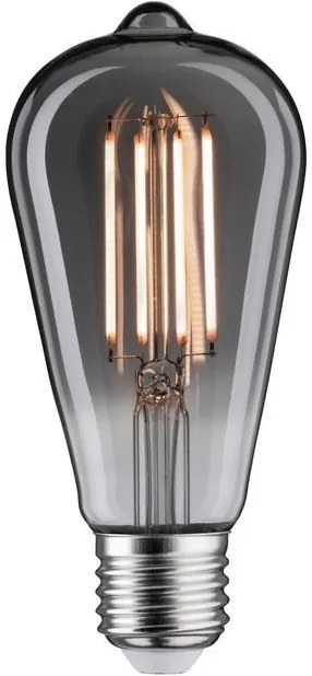 Paulmann 28607 LED vintage kouřová žárovka, 7,5W LED E27 2200K stmívatelná, výška 14,2cm