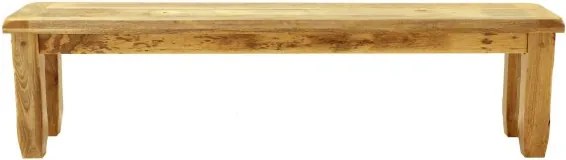 Indický nábytek - Lavice Devi 140x40 z mangového dřeva Mango natural
